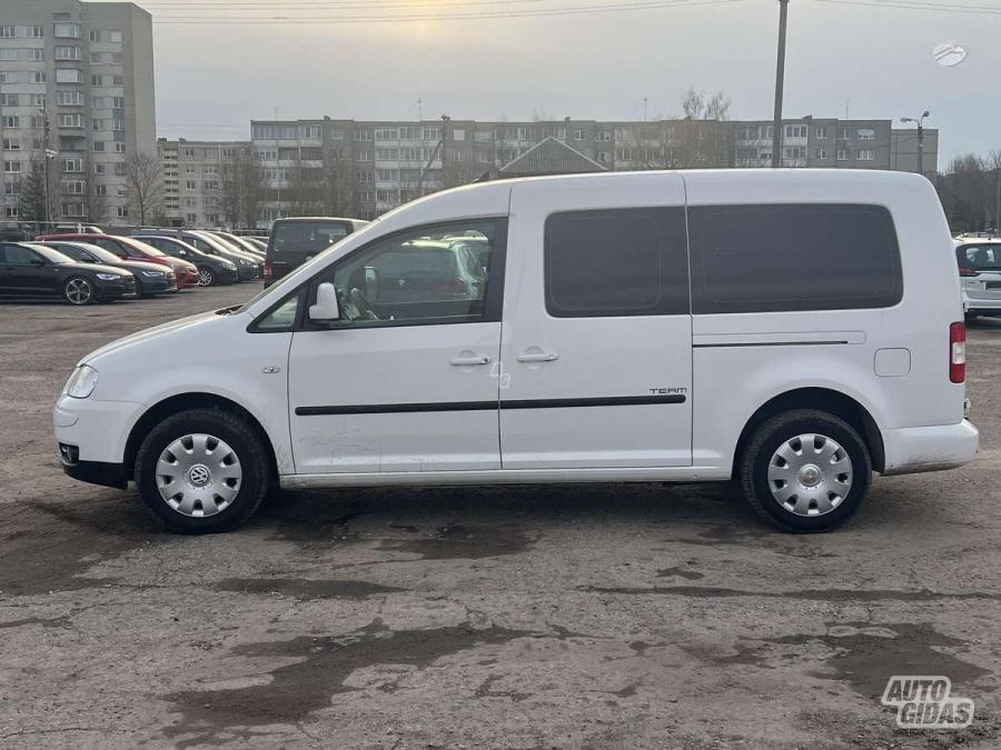 White Volkswagen Caddy 2010 in Kedainiai, with an engine capacity of 1.90 L and mileage of 261 thousand km for 5299 €, photo 7 on AUTOMOTO.COM.LV