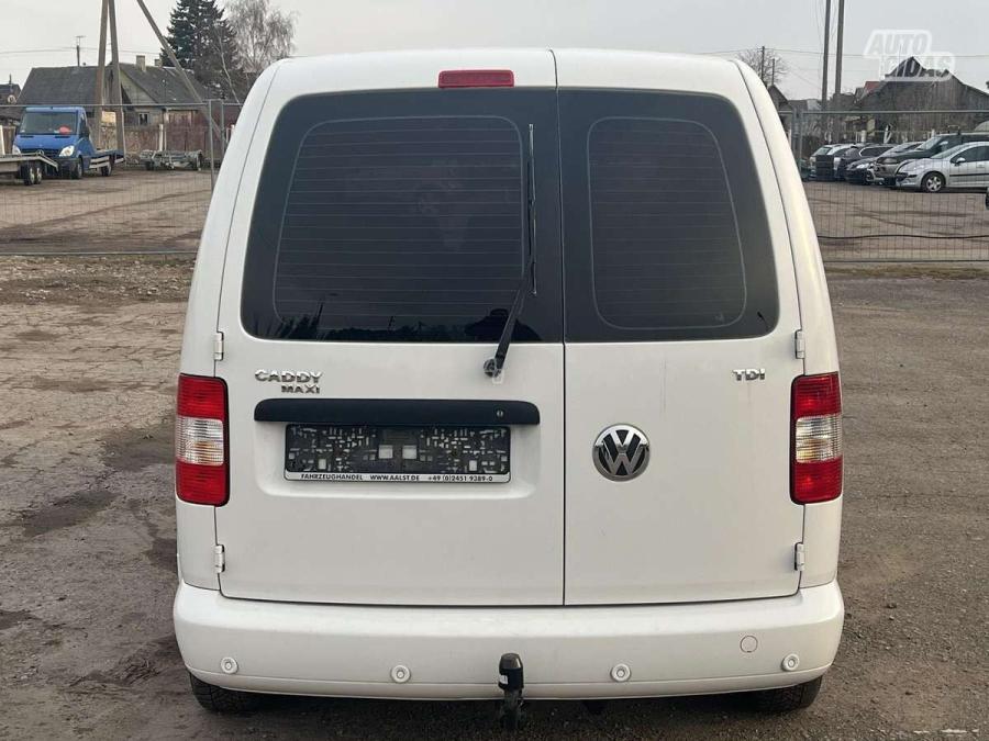 White Volkswagen Caddy 2010 in Kedainiai, with an engine capacity of 1.90 L and mileage of 261 thousand km for 5299 €, photo 9 on AUTOMOTO.COM.LV