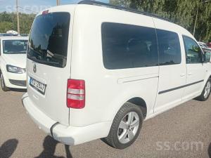 White Volkswagen Caddy 2010 in Riga, with an engine capacity of 1.60 L and mileage of 289 thousand km for 5700 €, photo 4 on AUTOMOTO.COM.LV