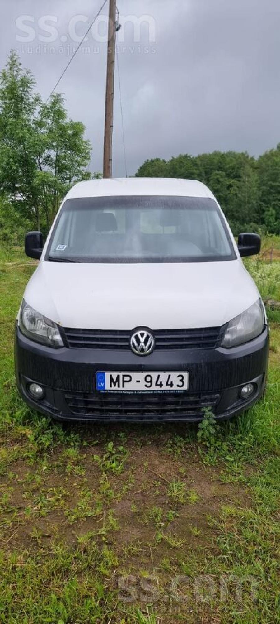 White Volkswagen Caddy 2011 in Bauska, with an engine capacity of 1.60 L and mileage of 0 thousand km for 2150 €, photo 1 on AUTOMOTO.COM.LV