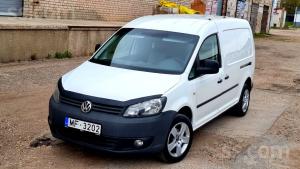 White Volkswagen Caddy 2011 in Cesis, with an engine capacity of 1.60 L and mileage of 386 thousand km for 3800 €, photo  on AUTOMOTO.COM.LV