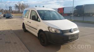 White Volkswagen Caddy 2011 in Riga, with an engine capacity of 1.20 L and mileage of 225 thousand km for 3800 €, photo 7 on AUTOMOTO.COM.LV