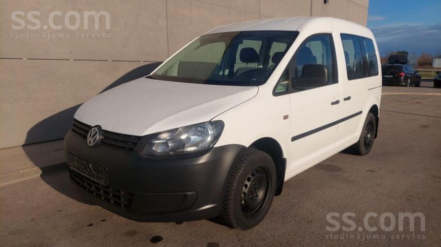 White Volkswagen Caddy 2011 in Riga, with an engine capacity of 1.20 L and mileage of 225 thousand km for 3800 €, photo 11 on AUTOMOTO.COM.LV