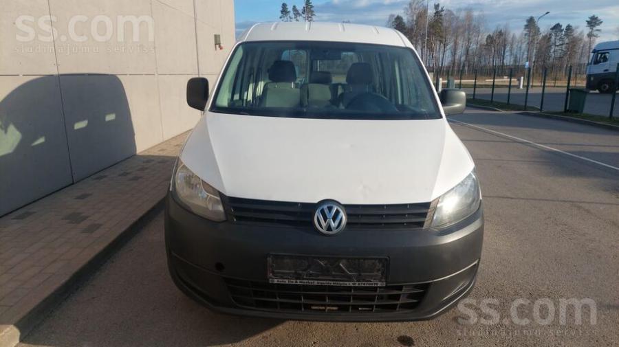 White Volkswagen Caddy 2011 in Riga, with an engine capacity of 1.20 L and mileage of 225 thousand km for 3800 €, photo 14 on AUTOMOTO.COM.LV