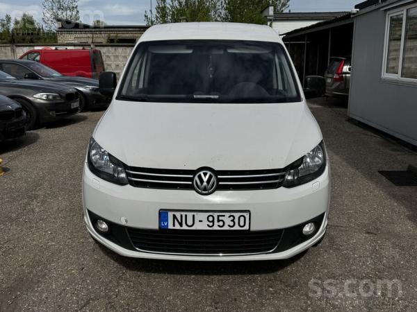 White Volkswagen Caddy 2011 in Daugavpils, with an engine capacity of 1.60 L and mileage of 0 thousand km for 4500 €, photo 2 on AUTOMOTO.COM.LV