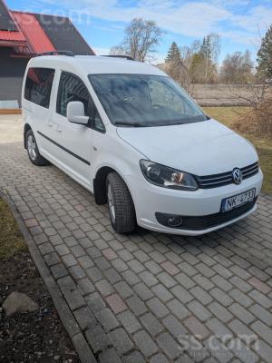 Balts Volkswagen Caddy 2011 Valmiera, ar dzinēja tilpumu 2.00 L un nobraukumu 298 tūkst. km par 7200 €, foto  vietnē AUTOMOTO.COM.LV