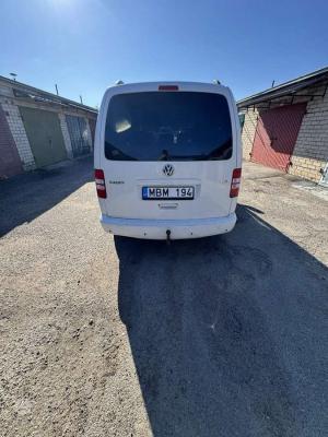 White Volkswagen Caddy 2011 in Kaunas, with an engine capacity of 1.60 L and mileage of 470 thousand km for 3500 €, photo 7 on AUTOMOTO.COM.LV