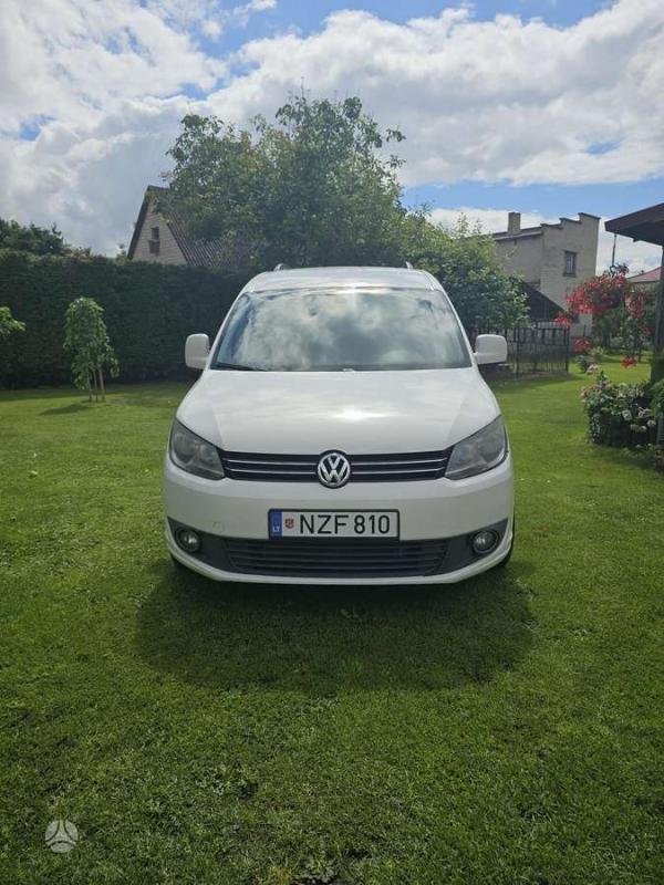Balts Volkswagen Caddy 2011 Kauņa, ar dzinēja tilpumu 1.60 L un nobraukumu 372 tūkst. km par 5299 €, foto 1 vietnē AUTOMOTO.COM.LV