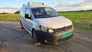 White Volkswagen Caddy 2011 in Kretinga, with an engine capacity of 1.60 L and mileage of 219 thousand km for 5100 €, photo  on AUTOMOTO.COM.LV