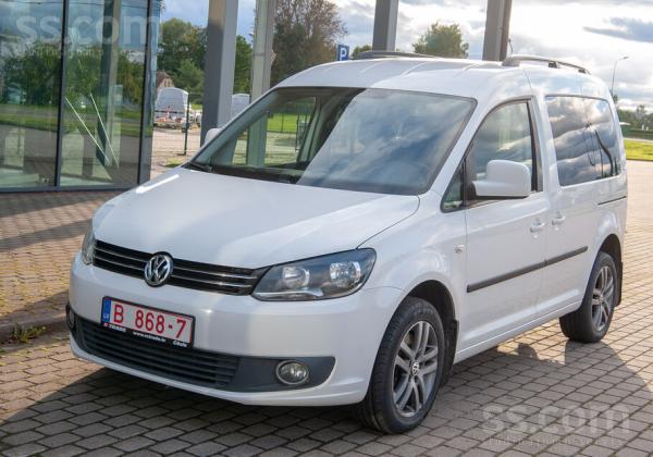 Volkswagen Caddy 2011 in Cesis on AUTOMOTO.COM.LV White Volkswagen Caddy 2011 in Cesis, with an engine capacity of 2.00 L and mileage of 305 thousand km for 6500 €, photo 3 on AUTOMOTO.COM.LV