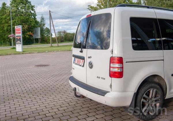 Volkswagen Caddy 2011 in Cesis on AUTOMOTO.COM.LV White Volkswagen Caddy 2011 in Cesis, with an engine capacity of 2.00 L and mileage of 305 thousand km for 6500 €, photo 11 on AUTOMOTO.COM.LV