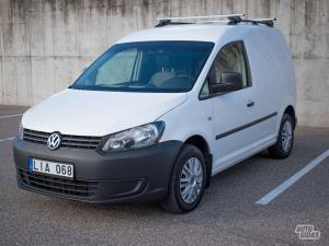 White Volkswagen Caddy 2011 in Vilnius, with an engine capacity of 1.60 L and mileage of 288 thousand km for 3800 €, photo  on AUTOMOTO.COM.LV