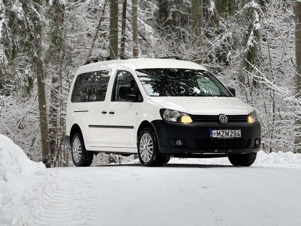 White Volkswagen Caddy 2012 in Utena, with an engine capacity of 2.00 L and mileage of 161 thousand km for 9500 €, photo 1 on AUTOMOTO.COM.LV