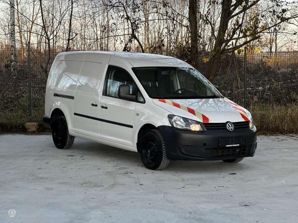 White Volkswagen Caddy 2013 in Vilnius, with an engine capacity of 1.97 L and mileage of 162 thousand km for 9200 €, photo 1 on AUTOMOTO.COM.LV
