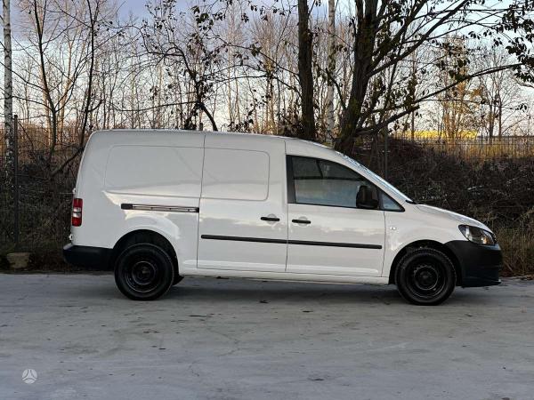 White Volkswagen Caddy 2013 in Vilnius, with an engine capacity of 1.97 L and mileage of 162 thousand km for 9200 €, photo 8 on AUTOMOTO.COM.LV