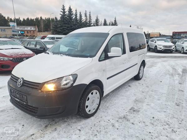 White Volkswagen Caddy 2013 in Utena, with an engine capacity of 1.60 L and mileage of 248 thousand km for 6100 €, photo 3 on AUTOMOTO.COM.LV
