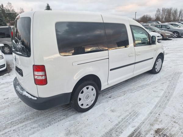 White Volkswagen Caddy 2013 in Utena, with an engine capacity of 1.60 L and mileage of 248 thousand km for 6100 €, photo 5 on AUTOMOTO.COM.LV