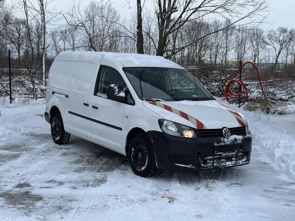 White Volkswagen Caddy 2013 in Vilnius, with an engine capacity of 1.97 L and mileage of 162 thousand km for 9200 €, photo 3 on AUTOMOTO.COM.LV