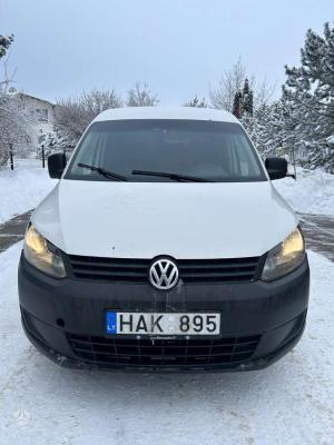 White Volkswagen Caddy 2013 in Vilnius, with an engine capacity of 1.60 L and mileage of 608 thousand km for 2990 €, photo  on AUTOMOTO.COM.LV