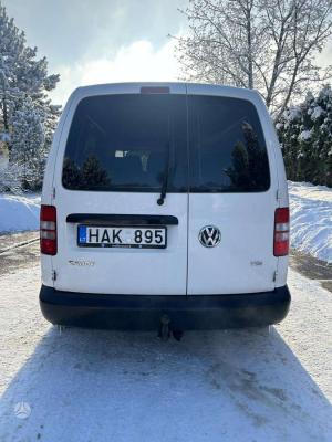 White Volkswagen Caddy 2013 in Vilnius, with an engine capacity of 1.60 L and mileage of 608 thousand km for 2990 €, photo 5 on AUTOMOTO.COM.LV