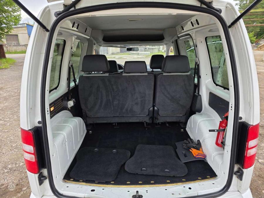 Balts Volkswagen Caddy 2013 Utena, ar dzinēja tilpumu 1.60 L un nobraukumu 276 tūkst. km par 3990 €, foto 12 vietnē AUTOMOTO.COM.LV