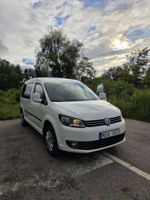 White Volkswagen Caddy 2013 in Klaipeda, with an engine capacity of 1.20 L and mileage of 210 thousand km for 5500 €, photo  on AUTOMOTO.COM.LV