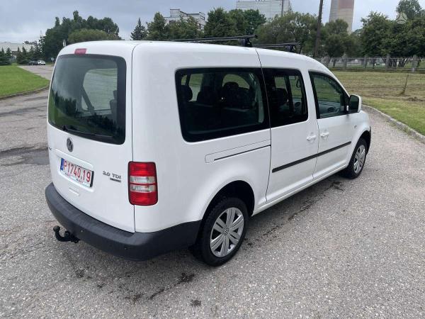 Balts Volkswagen Caddy 2013 Kauņa, ar dzinēja tilpumu 2.00 L un nobraukumu 200 tūkst. km par 8890 €, foto 4 vietnē AUTOMOTO.COM.LV