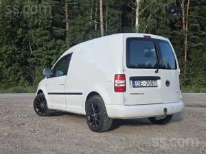 White Volkswagen Caddy 2013 in Liepaja, with an engine capacity of 1.60 L and mileage of 259 thousand km for 4800 €, photo 6 on AUTOMOTO.COM.LV