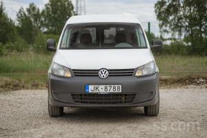 White Volkswagen Caddy 2013 in Riga, with an engine capacity of 1.60 L and mileage of 288 thousand km for 5590 €, photo 3 on AUTOMOTO.COM.LV