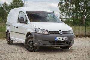 White Volkswagen Caddy 2013 in Riga, with an engine capacity of 1.60 L and mileage of 288 thousand km for 5590 €, photo 4 on AUTOMOTO.COM.LV