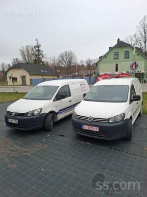 White Volkswagen Caddy 2014 in Valmiera, with an engine capacity of 1.60 L and mileage of 158 thousand km for 6500 €, photo  on AUTOMOTO.COM.LV