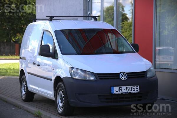White Volkswagen Caddy 2014 in Riga, with an engine capacity of 1.60 L and mileage of 328 thousand km for 2995 €, photo 4 on AUTOMOTO.COM.LV
