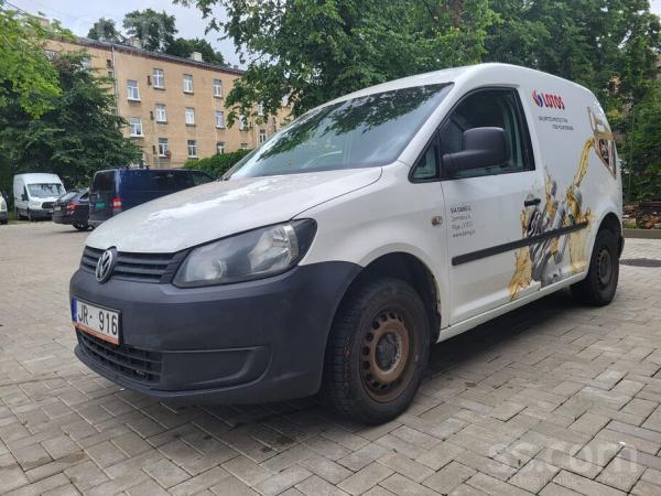 White Volkswagen Caddy 2014 in Riga, with an engine capacity of 1.60 L and mileage of 480 thousand km for 3499 €, photo 2 on AUTOMOTO.COM.LV