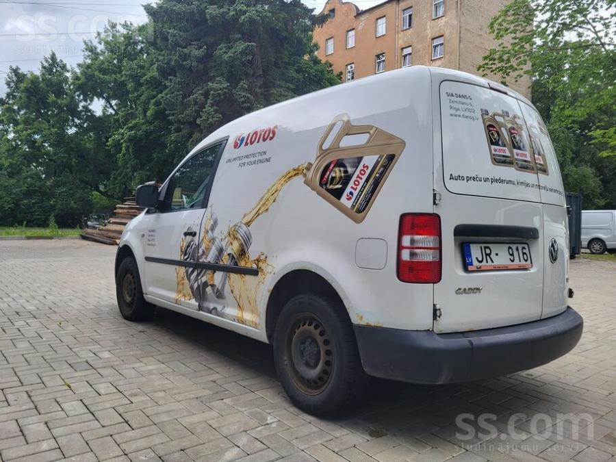 Balts Volkswagen Caddy 2014 Rīga, ar dzinēja tilpumu 1.60 L un nobraukumu 480 tūkst. km par 3499 €, foto 5 vietnē AUTOMOTO.COM.LV