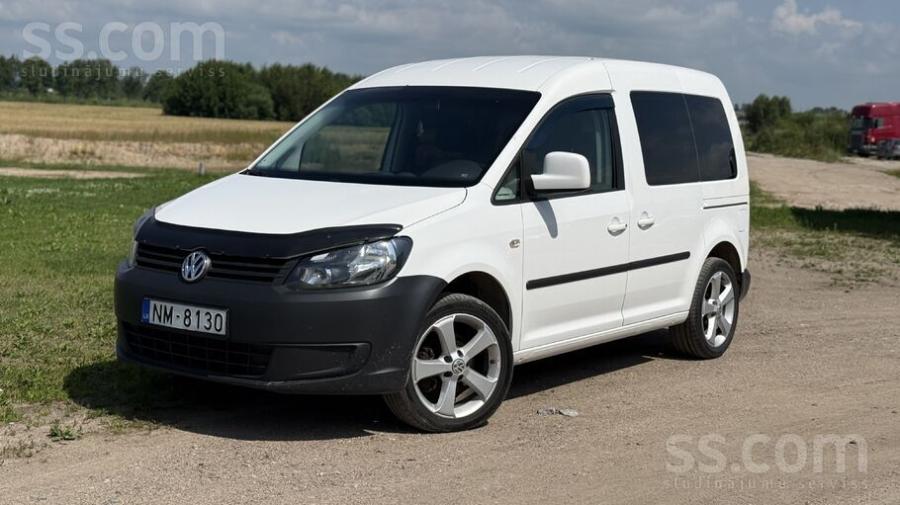 Balts Volkswagen Caddy 2014 Daugavpils, ar dzinēja tilpumu 1.60 L un nobraukumu 360 tūkst. km par 4900 €, foto 1 vietnē AUTOMOTO.COM.LV