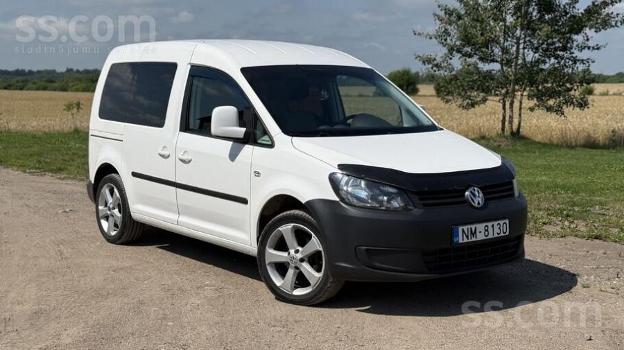 Balts Volkswagen Caddy 2014 Daugavpils, ar dzinēja tilpumu 1.60 L un nobraukumu 360 tūkst. km par 4900 €, foto 3 vietnē AUTOMOTO.COM.LV