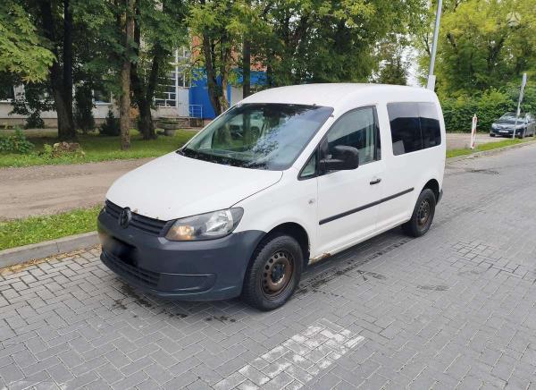 Balts Volkswagen Caddy 2014 Kauņa, ar dzinēja tilpumu 1.60 L un nobraukumu 567 tūkst. km par 3500 €, foto 1 vietnē AUTOMOTO.COM.LV