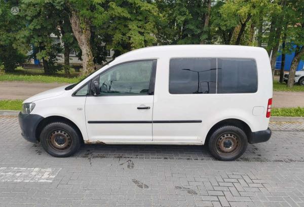 Balts Volkswagen Caddy 2014 Kauņa, ar dzinēja tilpumu 1.60 L un nobraukumu 567 tūkst. km par 3500 €, foto 5 vietnē AUTOMOTO.COM.LV