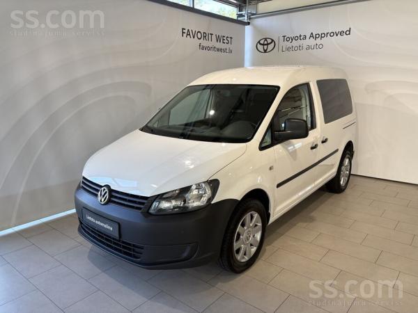 Balts Volkswagen Caddy 2014 Ventspils, ar dzinēja tilpumu 2.00 L un nobraukumu 212 tūkst. km par 7490 €, foto 1 vietnē AUTOMOTO.COM.LV