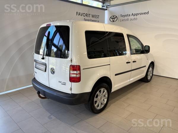Balts Volkswagen Caddy 2014 Ventspils, ar dzinēja tilpumu 2.00 L un nobraukumu 212 tūkst. km par 7490 €, foto 5 vietnē AUTOMOTO.COM.LV
