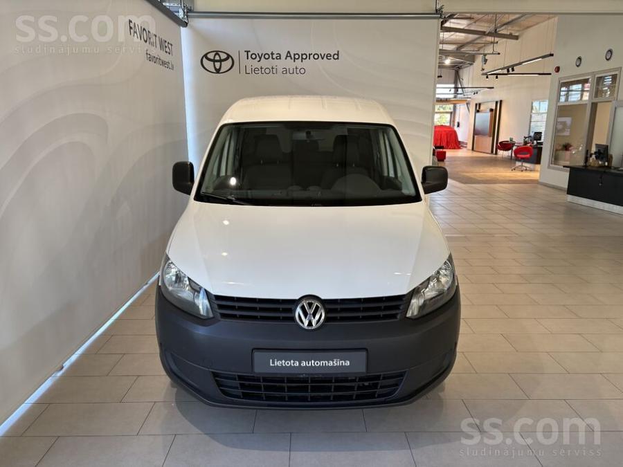 White Volkswagen Caddy 2014 in Ventspils, with an engine capacity of 2.00 L and mileage of 212 thousand km for 7490 €, photo 18 on AUTOMOTO.COM.LV