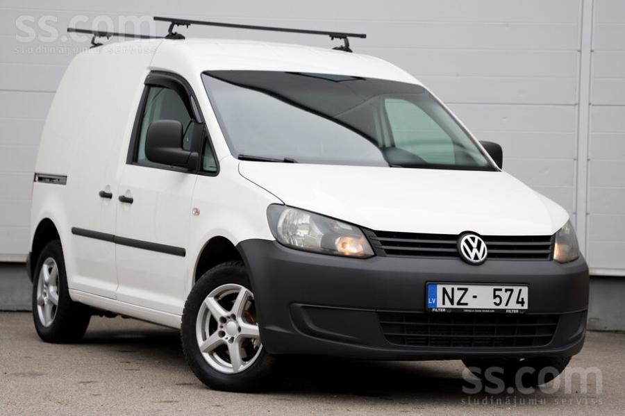 White Volkswagen Caddy 2015 in Tukums, with an engine capacity of 1.60 L and mileage of 406 thousand km for 3750 €, photo 2 on AUTOMOTO.COM.LV