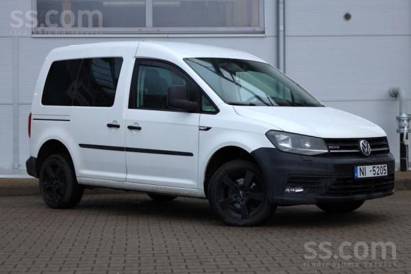 White Volkswagen Caddy 2015 in Riga, with an engine capacity of 2.00 L and mileage of 0 thousand km for 7995 €, photo 2 on AUTOMOTO.COM.LV