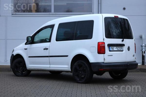 White Volkswagen Caddy 2015 in Riga, with an engine capacity of 2.00 L and mileage of 0 thousand km for 7995 €, photo 4 on AUTOMOTO.COM.LV