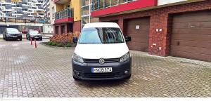 White Volkswagen Caddy 2015 in Vilnius, with an engine capacity of 1.60 L and mileage of 315 thousand km for 5300 €, photo 3 on AUTOMOTO.COM.LV