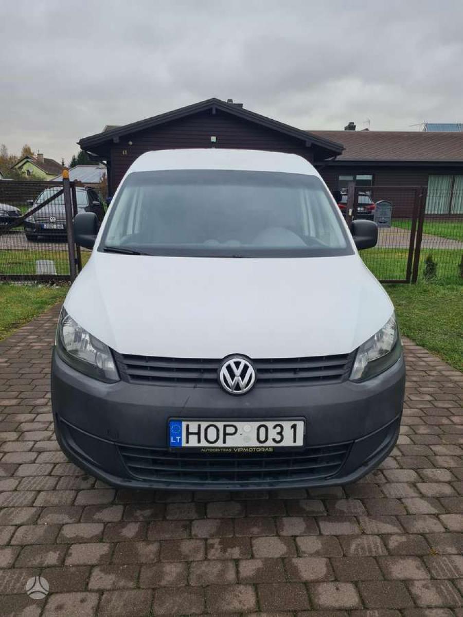 White Volkswagen Caddy 2015 in Kaisiadorys, with an engine capacity of 1.60 L and mileage of 335 thousand km for 4599 €, photo 3 on AUTOMOTO.COM.LV