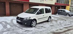 White Volkswagen Caddy 2015 in Vilnius, with an engine capacity of 1.60 L and mileage of 315 thousand km for 5200 €, photo  on AUTOMOTO.COM.LV
