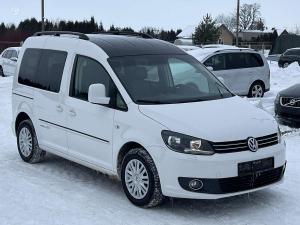 White Volkswagen Caddy 2015 in Kedainiai, with an engine capacity of 1.60 L and mileage of 220 thousand km for 6199 €, photo  on AUTOMOTO.COM.LV