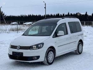 White Volkswagen Caddy 2015 in Kedainiai, with an engine capacity of 1.60 L and mileage of 220 thousand km for 6199 €, photo 2 on AUTOMOTO.COM.LV