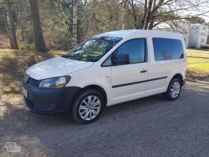 White Volkswagen Caddy 2015 in Vilnius, with an engine capacity of 1.60 L and mileage of 271 thousand km for 3999 €, photo  on AUTOMOTO.COM.LV